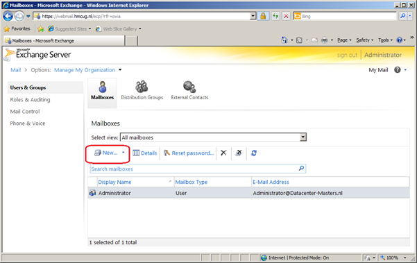 Exchange 2010 SP1 Hosting & Control Panel | Jaap Wesselius