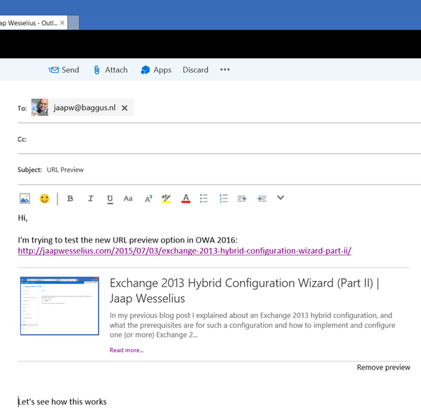 Exchange 2016 Public Preview | Jaap Wesselius
