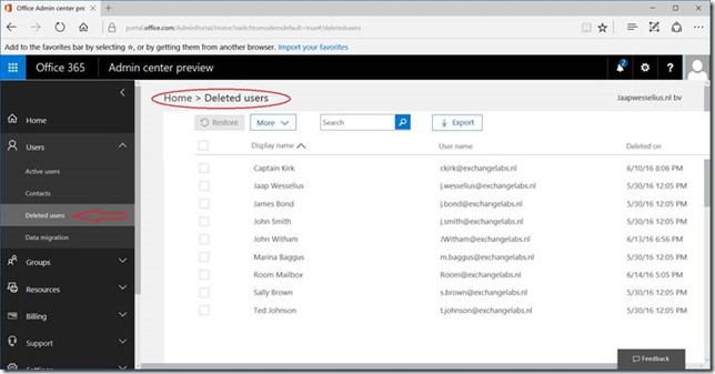 Permanently delete users from Office 365 | Jaap Wesselius