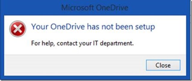 Your Onedrive Has Not Been Setup Jaap Wesselius Office 365