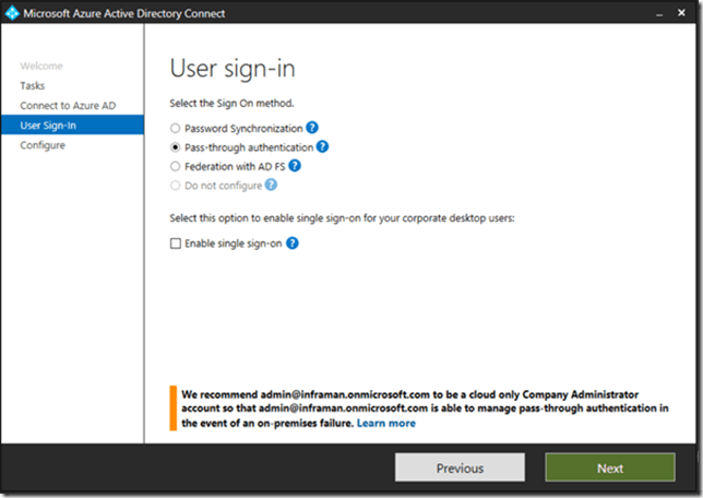 Azure AD Connect Pass-Through Authentication | Jaap Wesselius