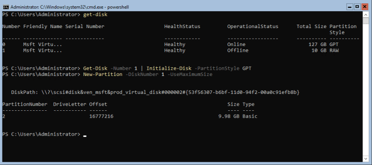 Exchange 2019 on Windows Server Core disk management | Jaap Wesselius