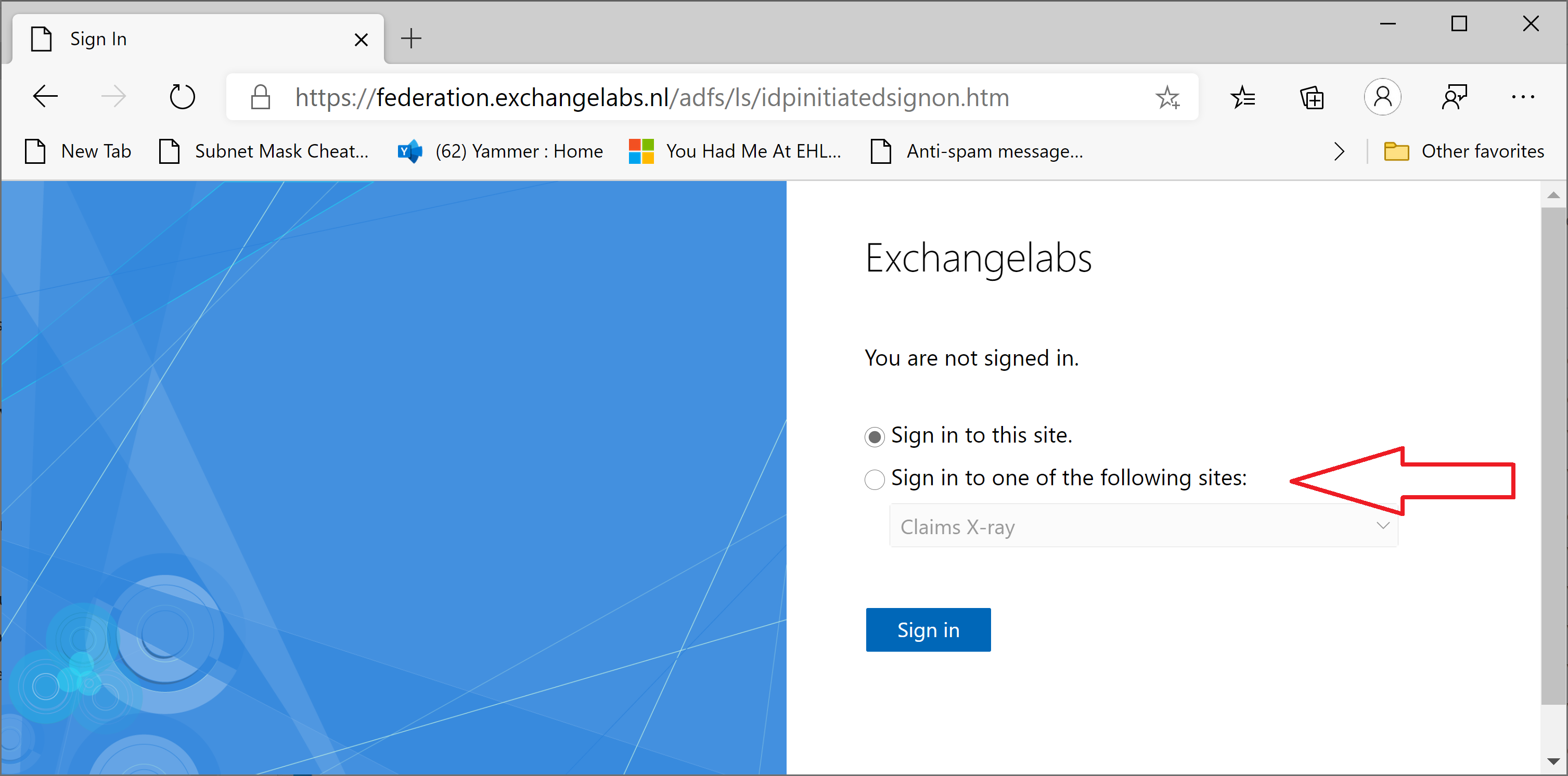 Claims X-Ray initiated signon | Jaap Wesselius