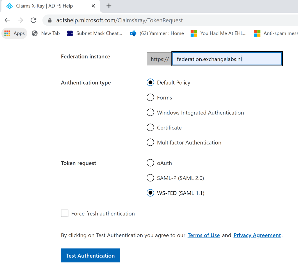 Claims X-Ray ADFS Online Troubleshooting Tool | Jaap Wesselius