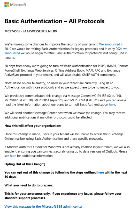 Basic authentication all protocols | Jaap Wesselius