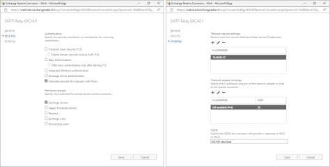 Exchange 2016 and Exchange 2019 SMTP Relay | Jaap Wesselius